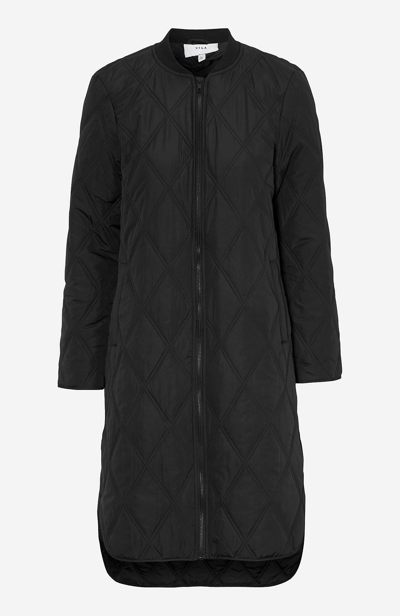 Pitkä, tikattu takki Quila