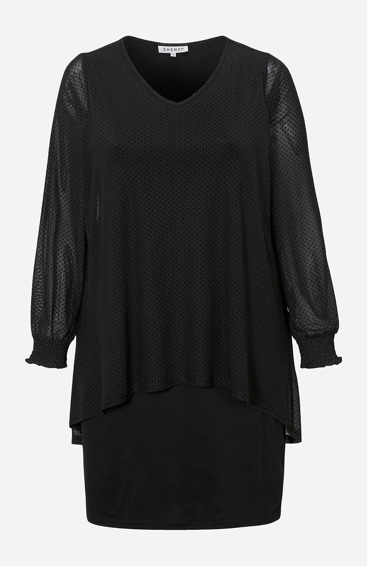 Pilkullinen mekko verkkokankaasta Azalyn Cellbesiltä | Cellbes